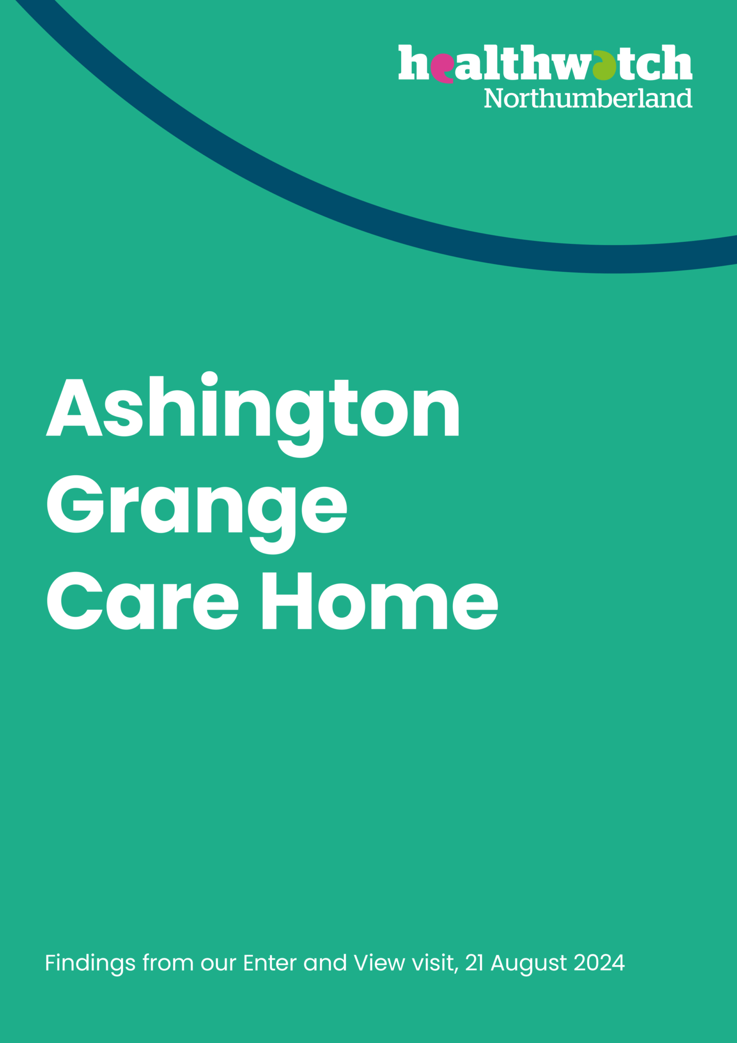 Our visits to local care homes - Healthwatch Northumberland